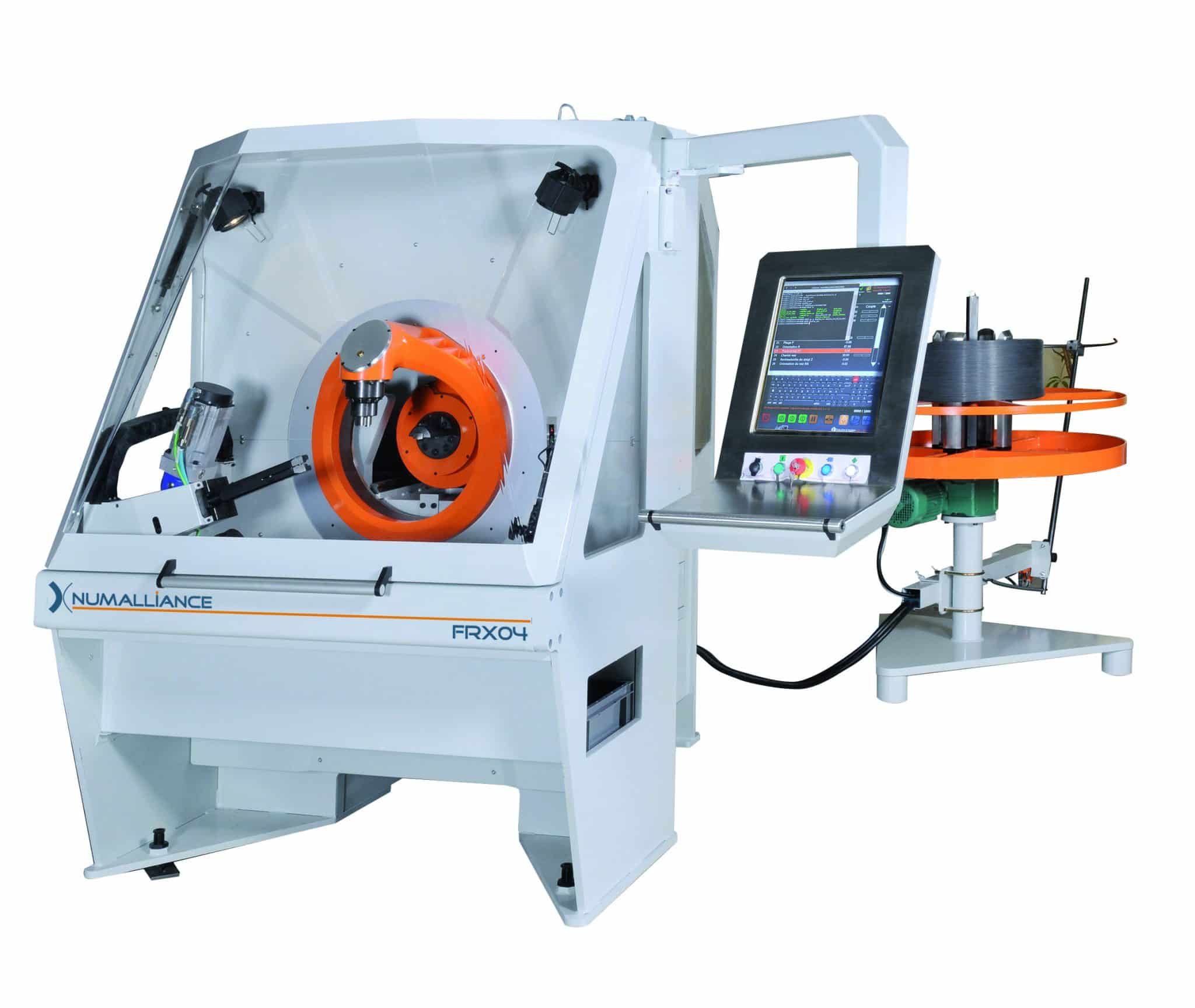 CNC spring forming and wire bending machine FRX - Numalliance