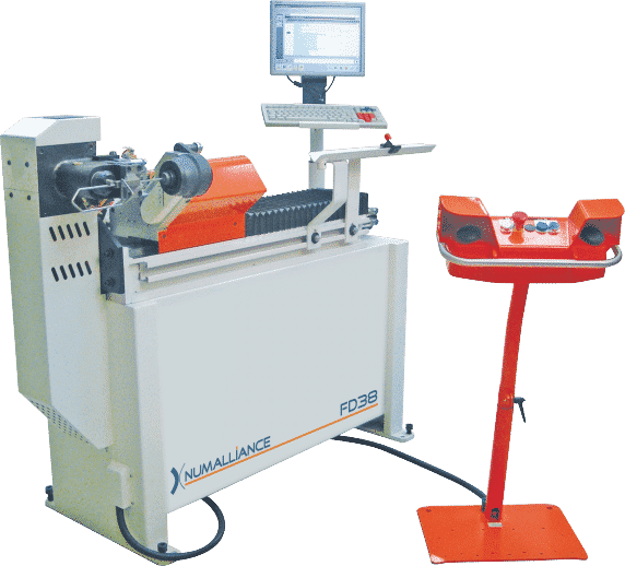 3D CNC compact wire bender with manual or automatic feeding FD